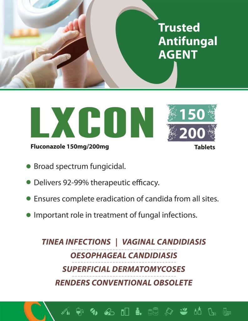 LXCON 150 Tablets - Fluconazole Tablets 150mg Product Pharma Franchise ...