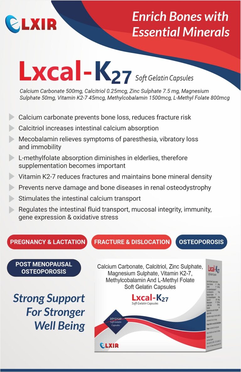 Multimineral & Multivitamin Pharma Franchise | PCD Franchise India | Lxir Medilabs