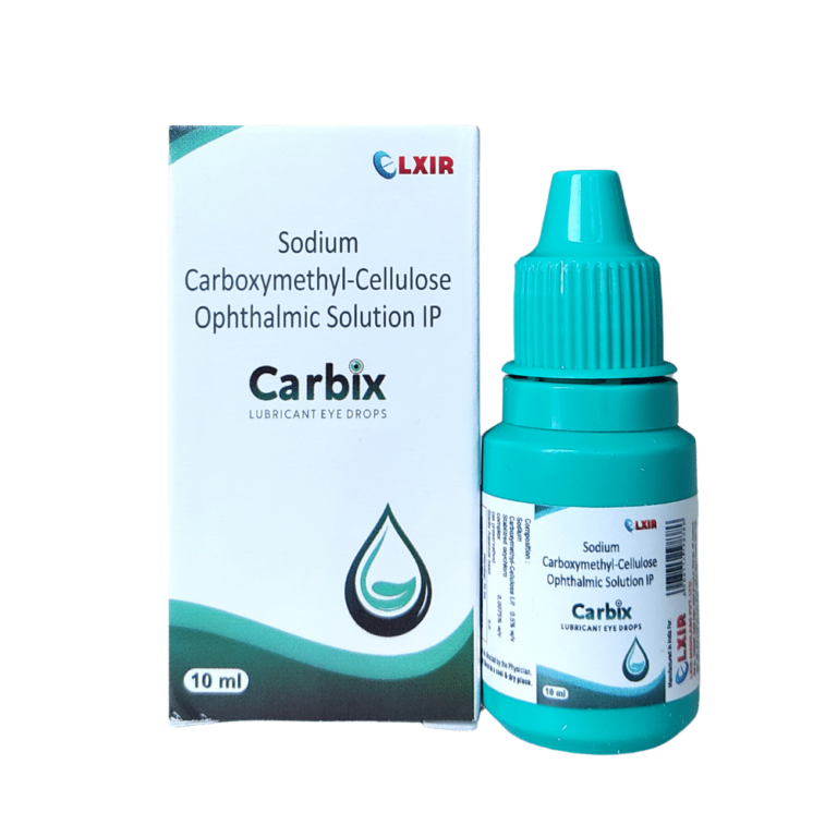 CARBIX Eye Drops - Carboxymethylcellulose Sodium, Oxychloro Complex ...
